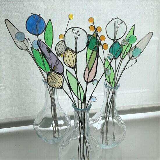 Stained glass flower bouquet Say it with flowers with